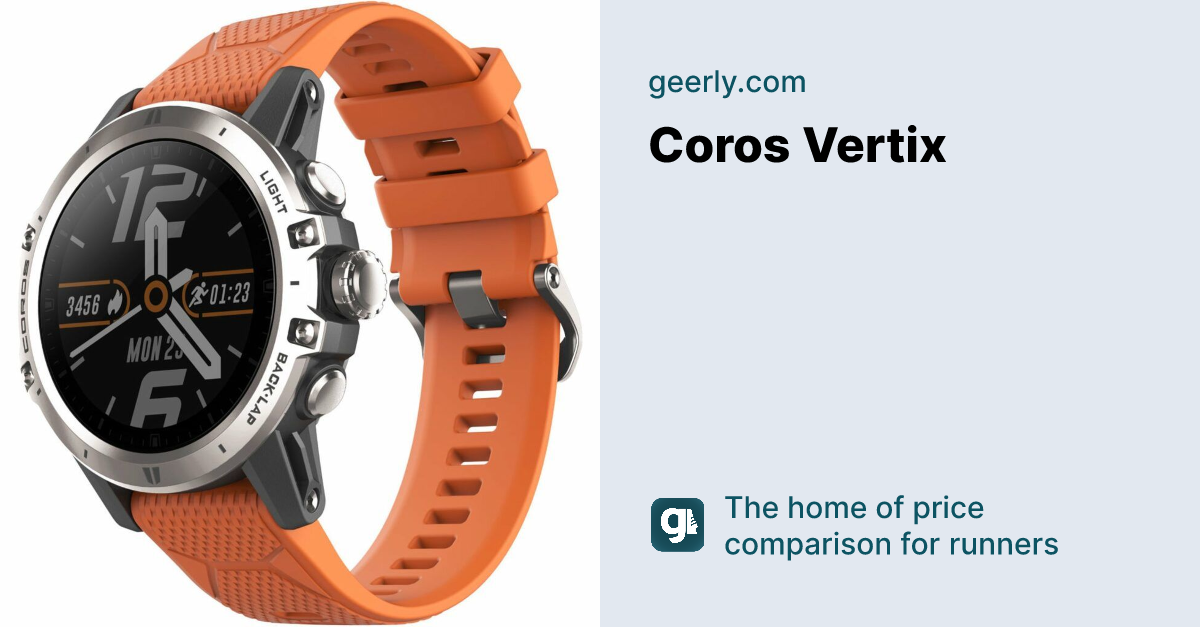 Coros Vertix running watch | Impartial reviews & price comparison ...
