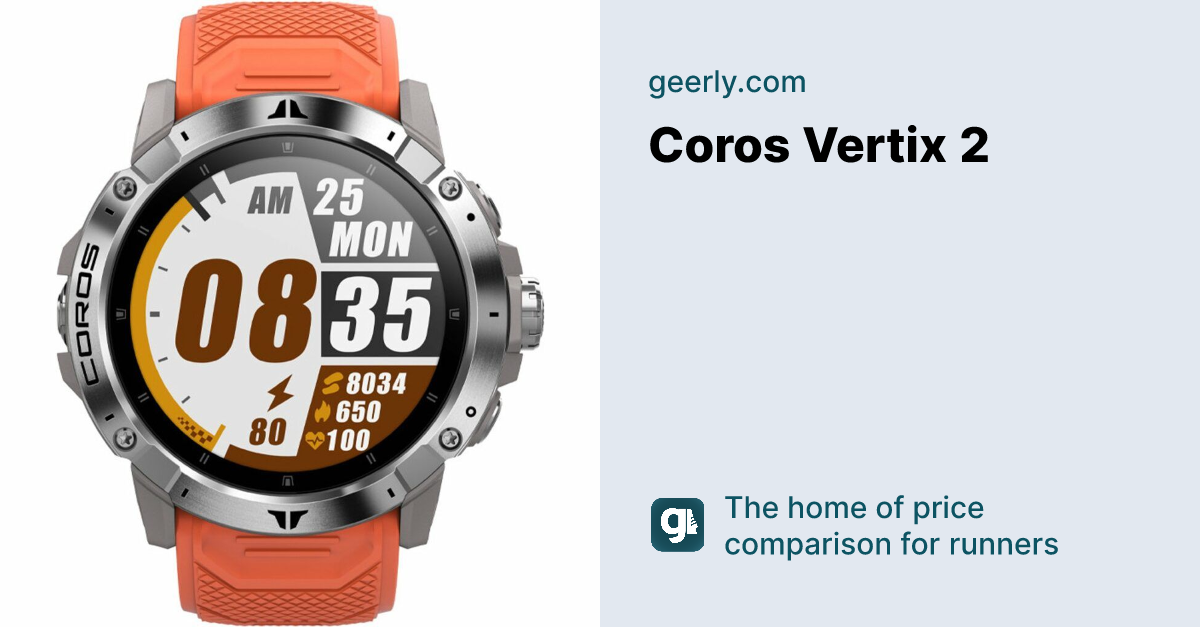 Coros Vertix 2 running watch | Impartial reviews & price comparison ...