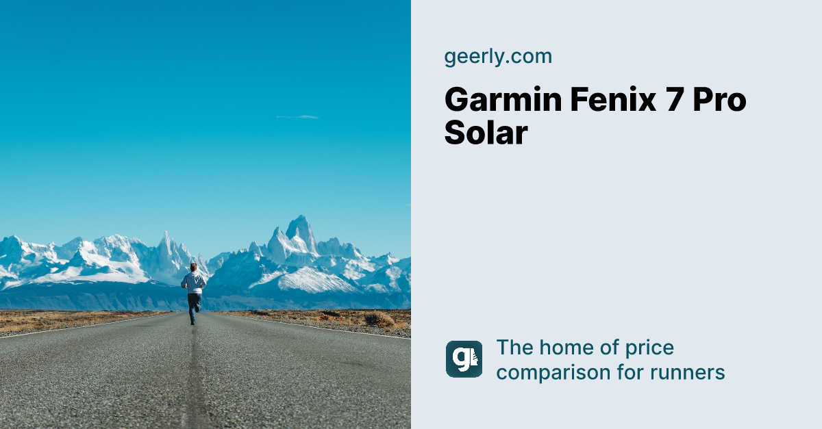 Garmin Fenix 7 Pro Solar running watch | Impartial reviews & price ...