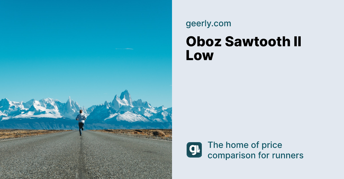Oboz Sawtooth II Low | Impartial reviews & price comparison | geerly 👟