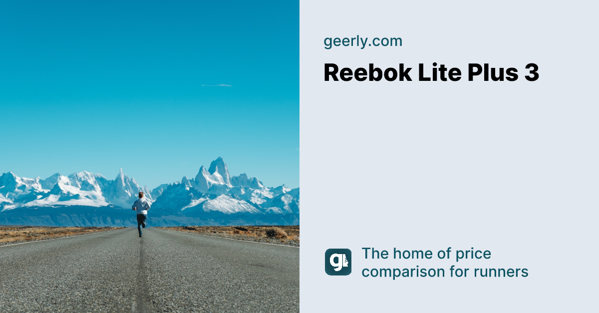 Reebok Lite Plus 3 - men's & women's running shoe | Impartial reviews ...